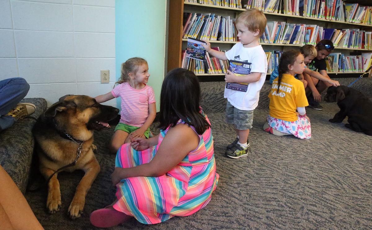 FURRY BUDDIES -- Reading With Therapy Dogs | Photo Galleries ...