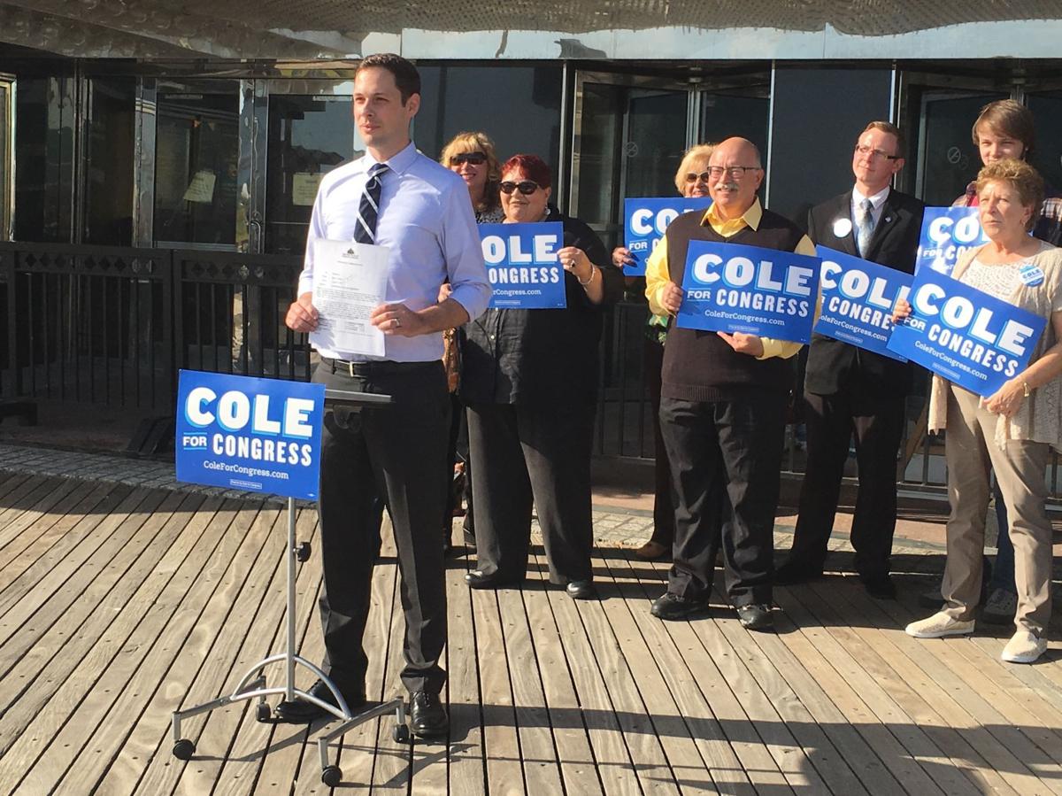 Democratic candidate Dave Cole blasts LoBiondo's Trump ties