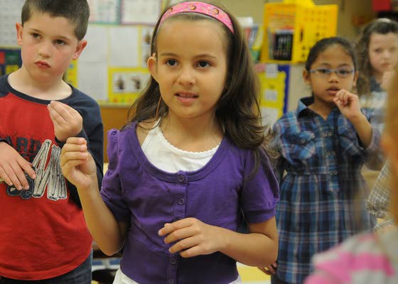 Shaner students, teachers learning ASL