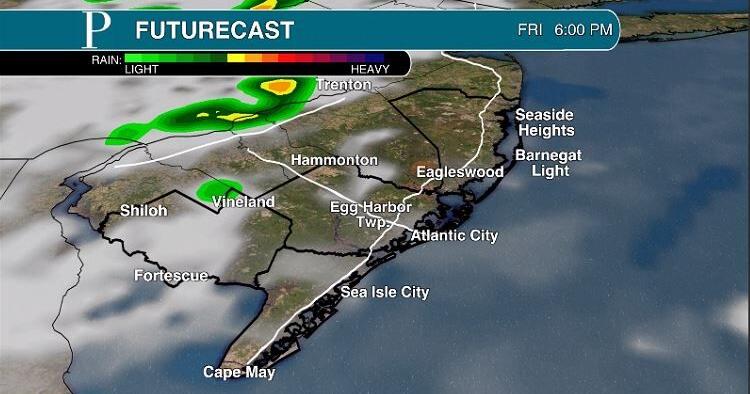 Friday, July 7 NJ weekend weather forecast