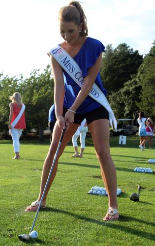 Miss America contestants tee off at Linwood Country Club