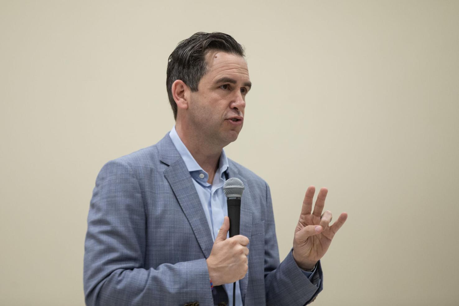 Steve Fulop visits South Jersey one month before primary