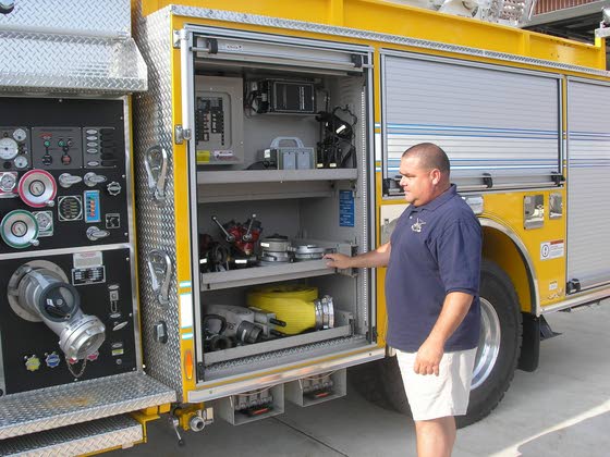 Seaville firefighters stand out in yellow