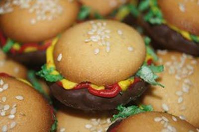 Burger cookie recipe