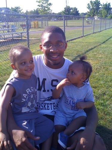 Melvin Lewis is following in his father's foot steps.
