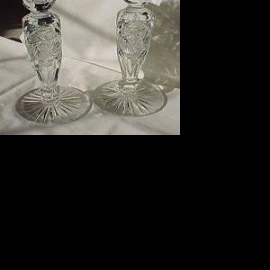 Antiques & Collectibles: Cut-glass candlesticks are heirloom treasure