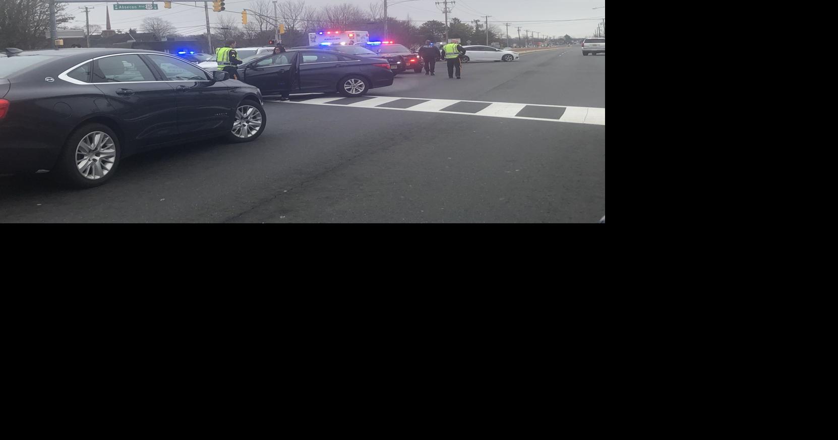Absecon police respond to crash at White Horse Pike and Mill Road