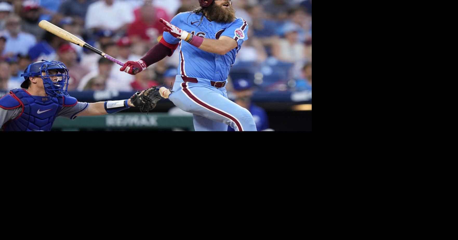 Brandon Marsh leads Phillies to sweep of Dodgers