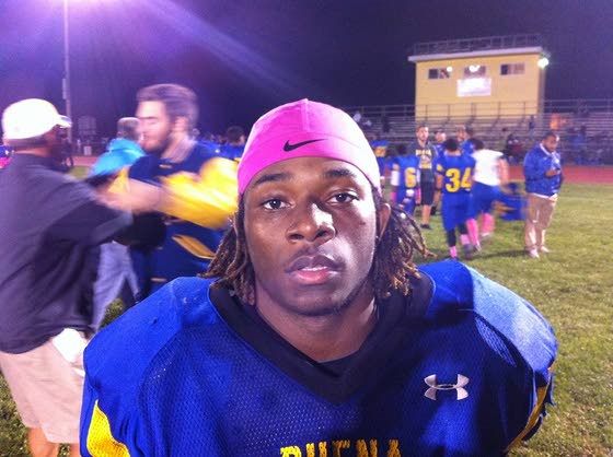 In the huddle with Buena Regional RB Quadir Albright