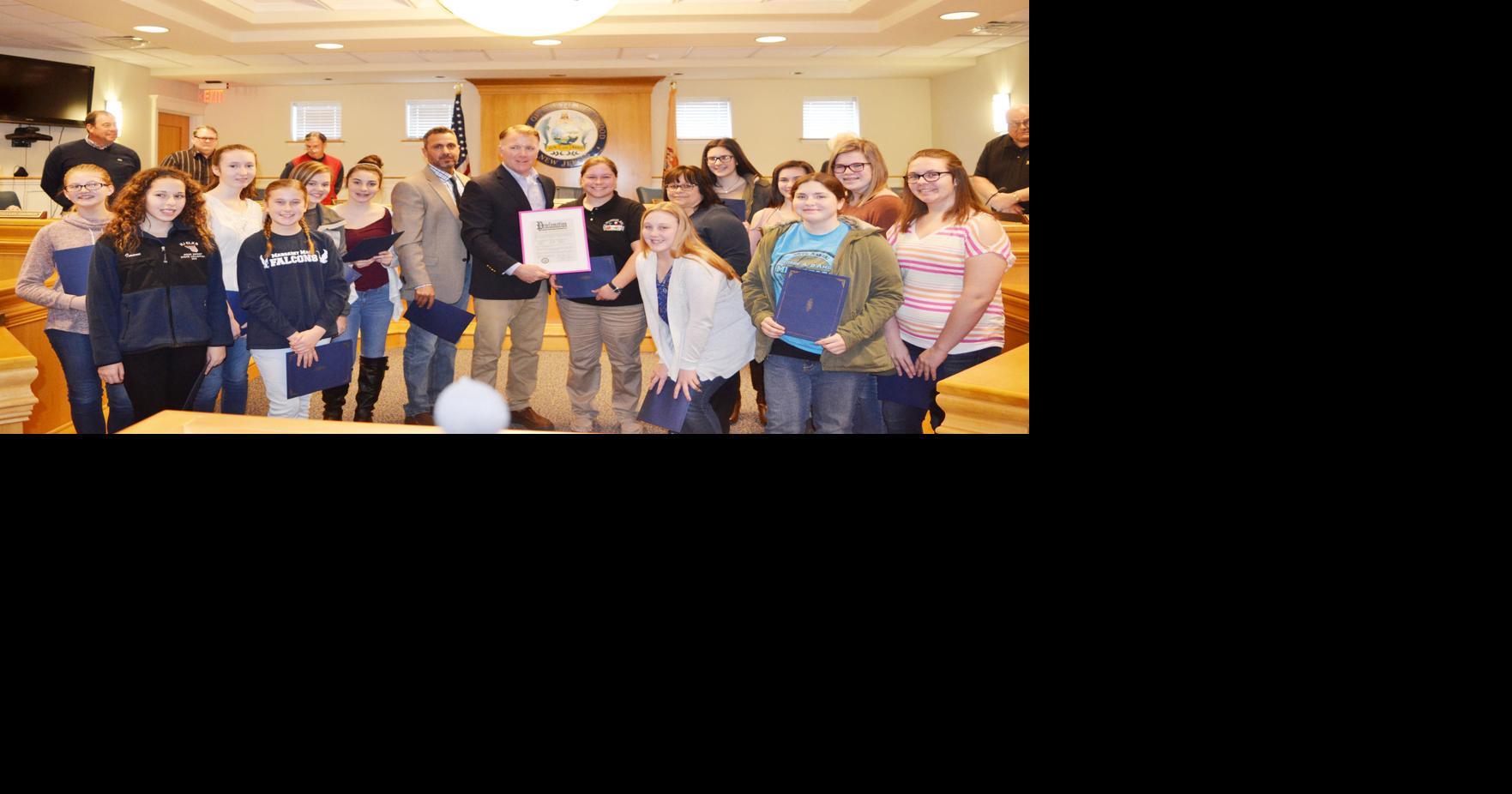 North Wildwood Council honors Margaret Mace School girls basketball team