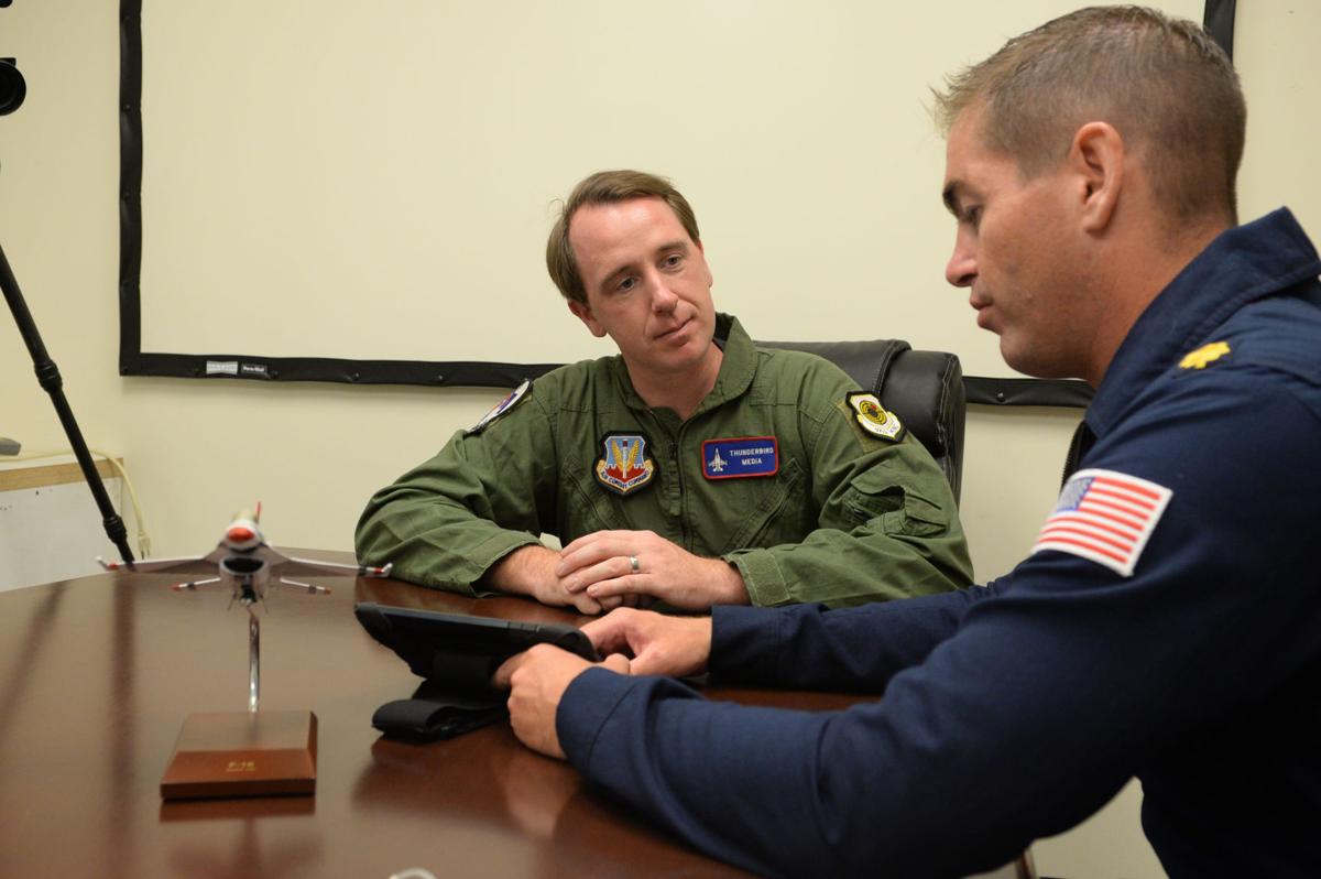 Dan Skeldon flies with the United States Air Force Thunderbirds