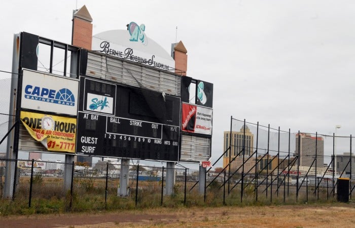 Crowds, players long gone from abandoned Atlantic City baseball stadium