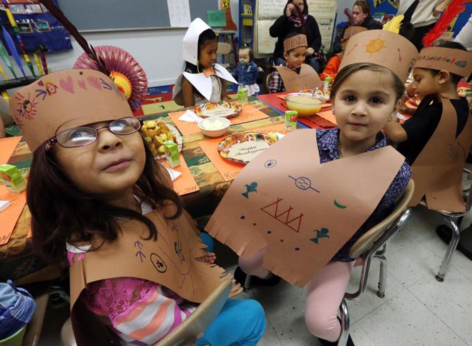 Kids enjoy a multicultural Thanksgiving