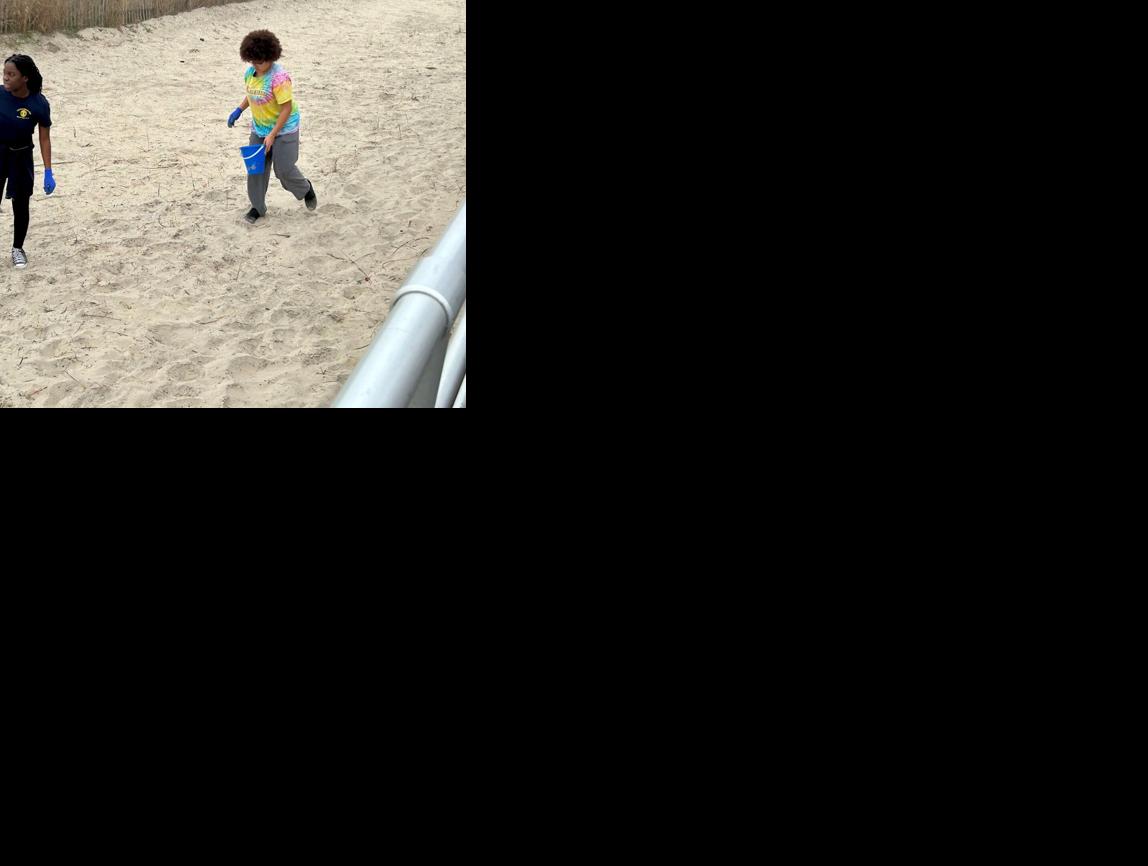 Clean Ocean Action volunteers pick up trash along Jersey Shore