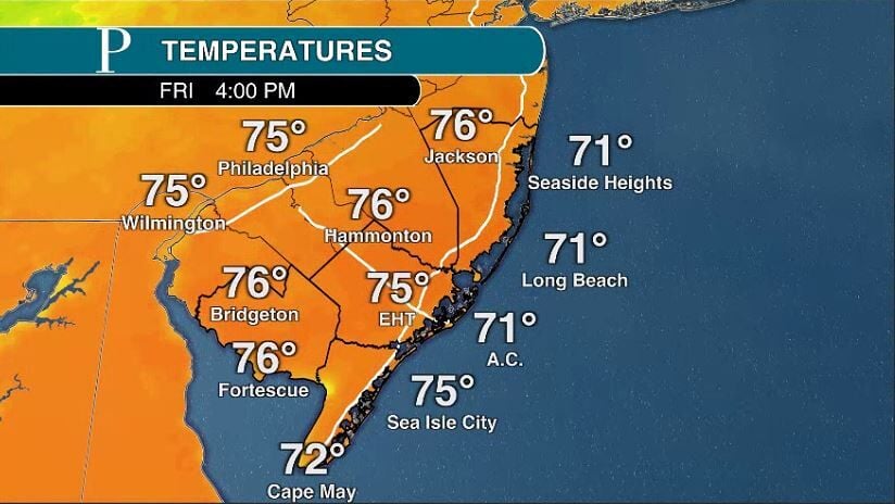 Weather: 70s for Friday, but weekend barely tops 60 as cold front passes