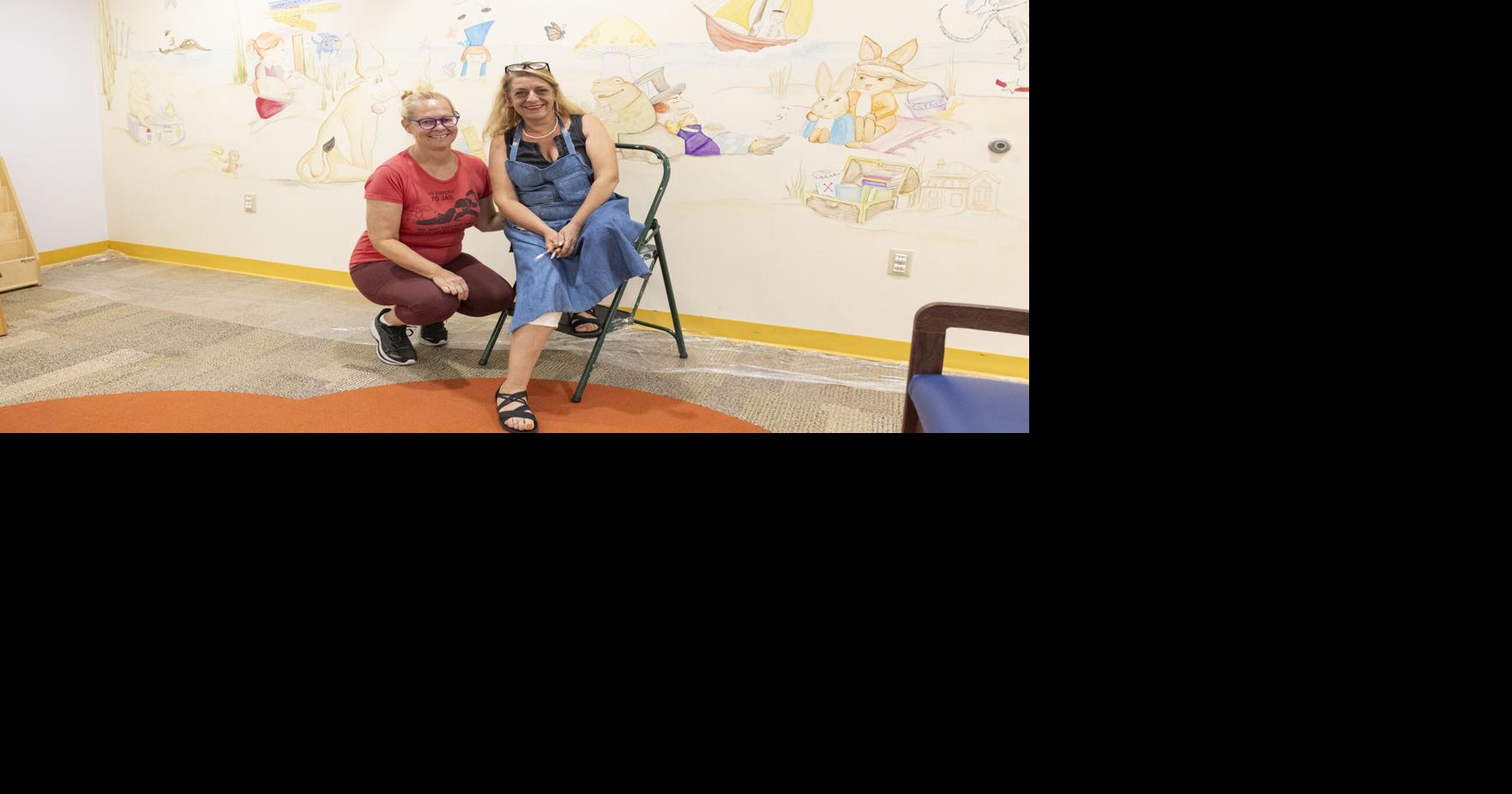 GALLERY: New mural underway at Ventnor library