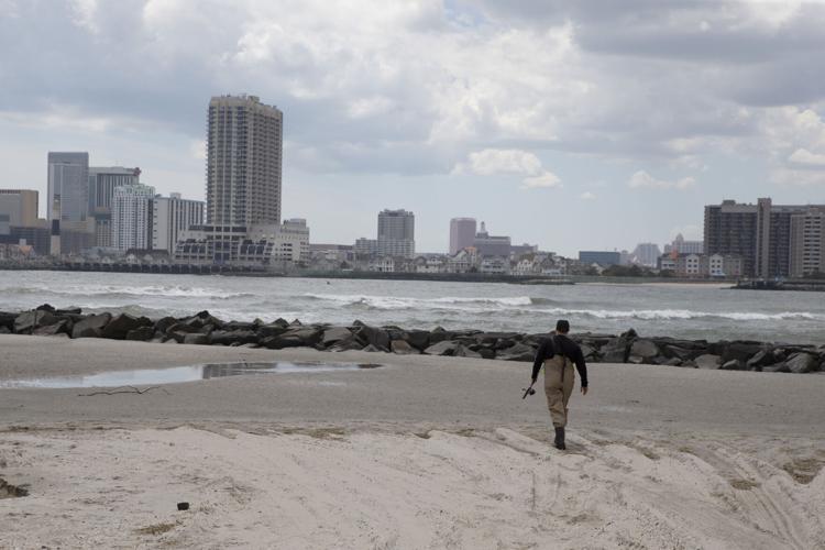 Officials inspect erosion at Brigantine's Cove beach
