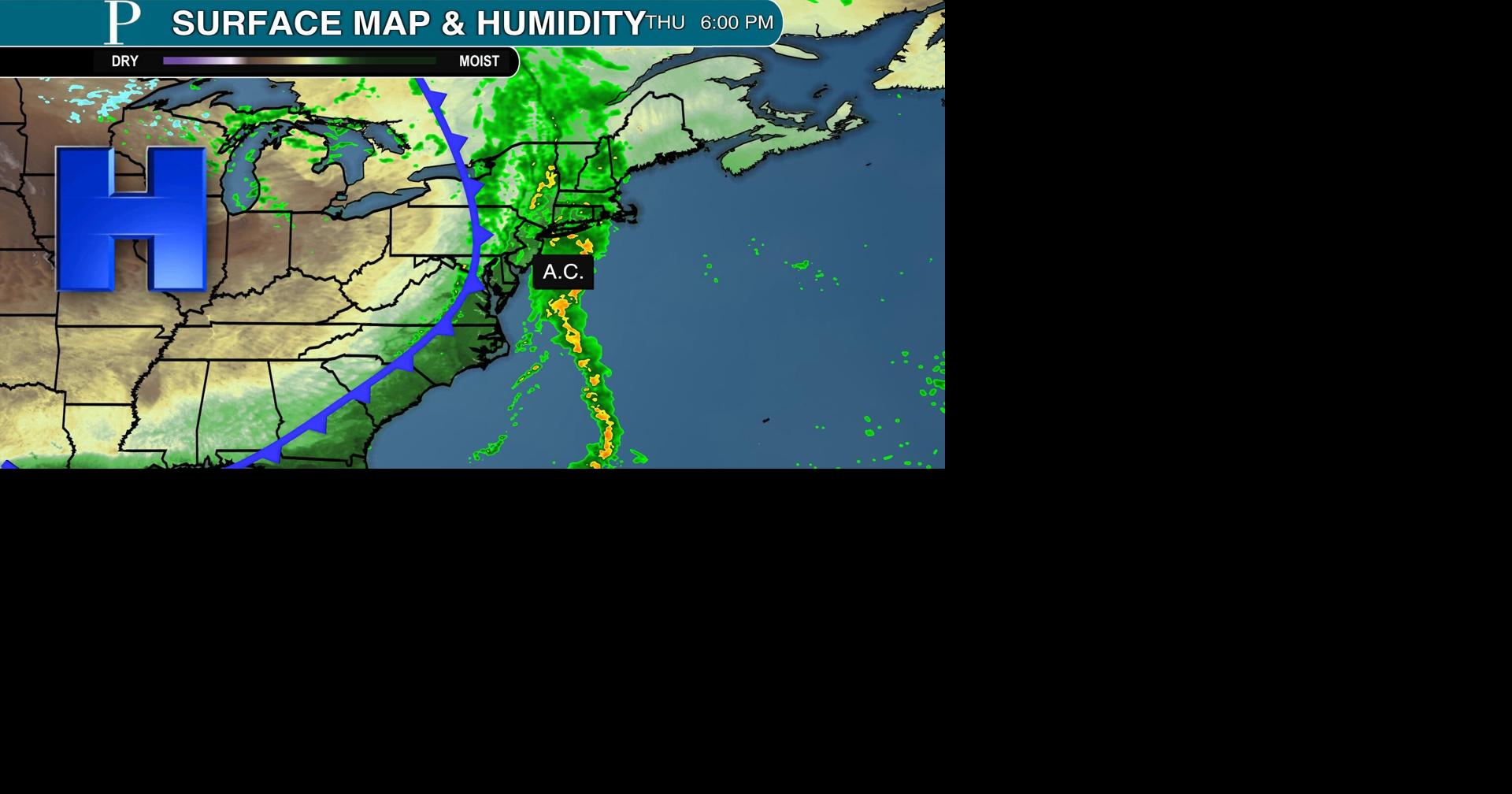Surface Map and Humidity