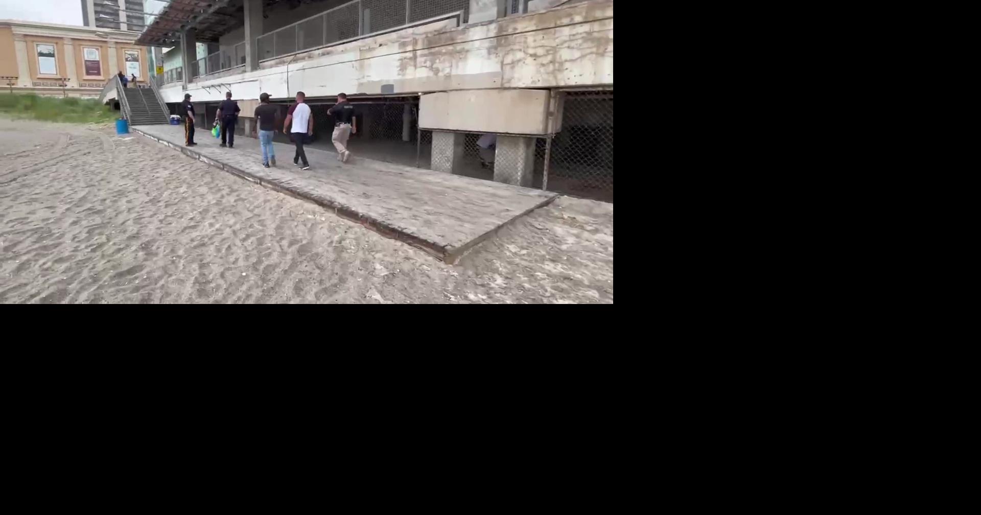 Atlantic City police break up homeless encampment under Caesars Pier