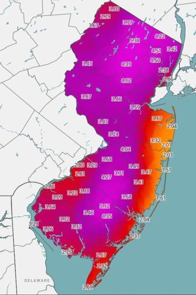Here's what rainfall totals looked like statewide