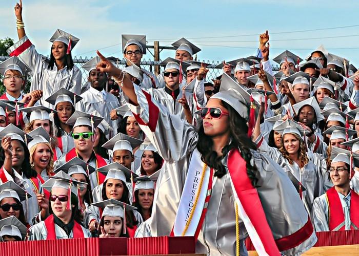 Co-valedictorians speak at Vineland High School graduation
