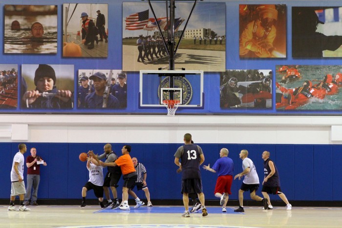 Coast Guard unveils renovated gym at Training Center Cape May