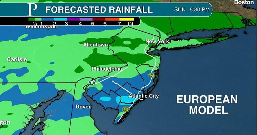 Weekend coastal storm will not be a washout