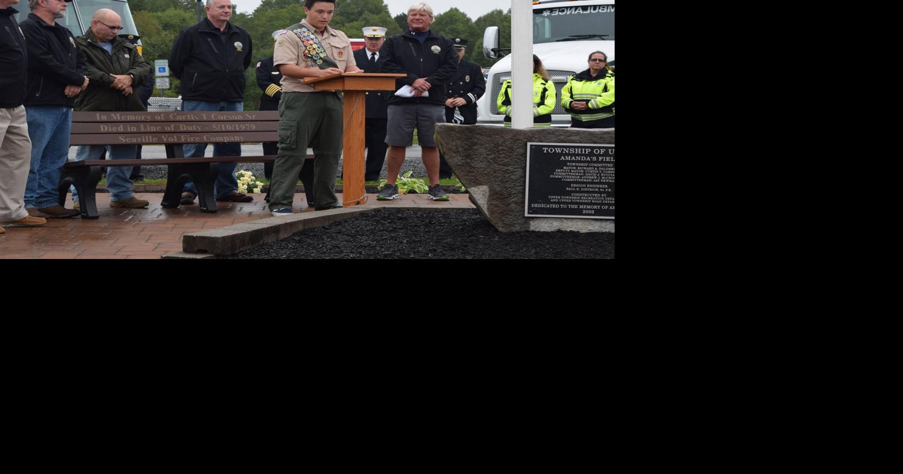 Amanda’s Field memorial rededicated in Upper Township