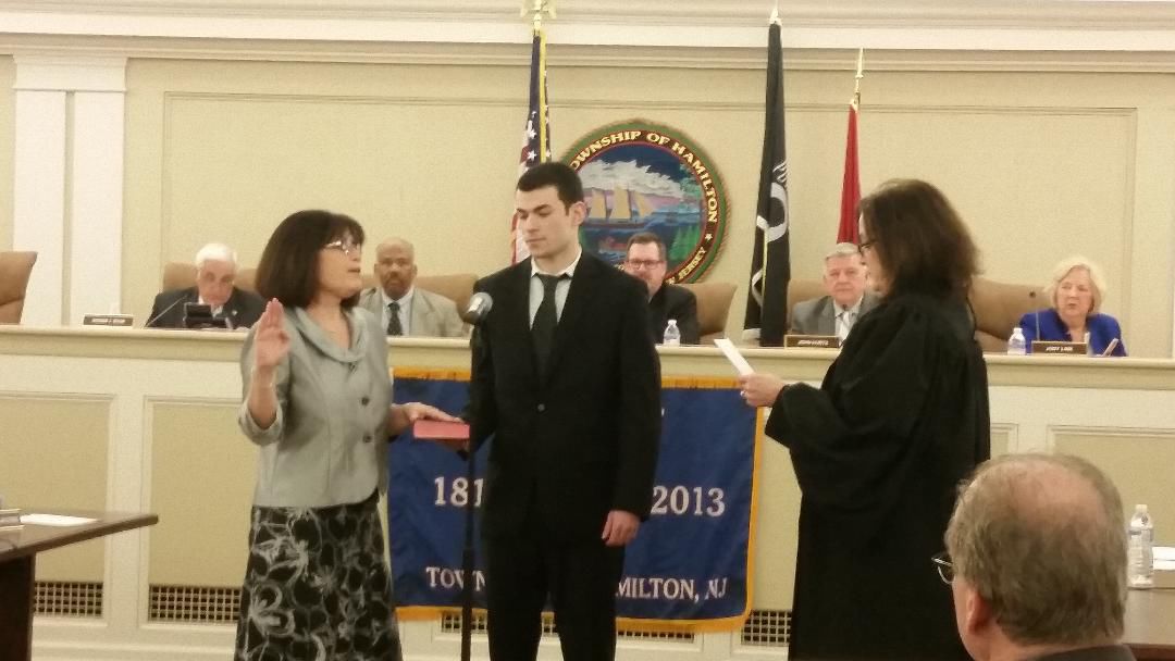 Martino sworn in for new term as township clerk