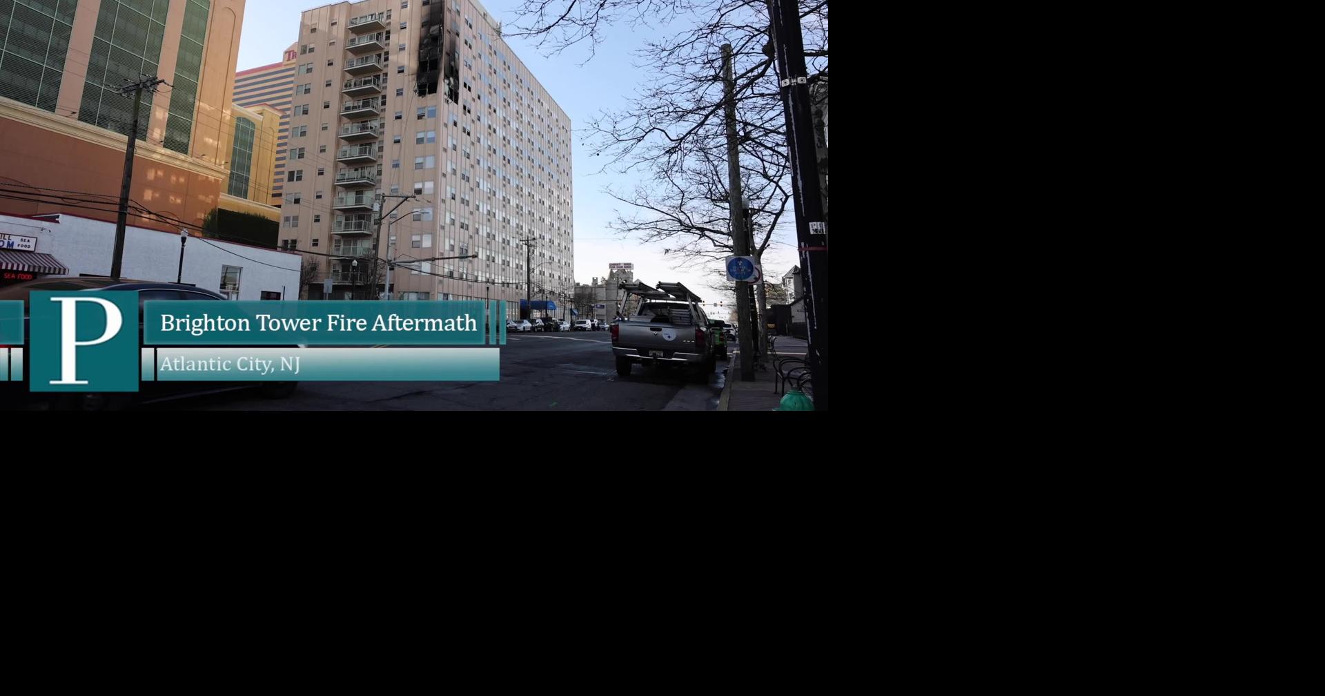 Brighton Tower Fire Aftermath In Atlantic City
