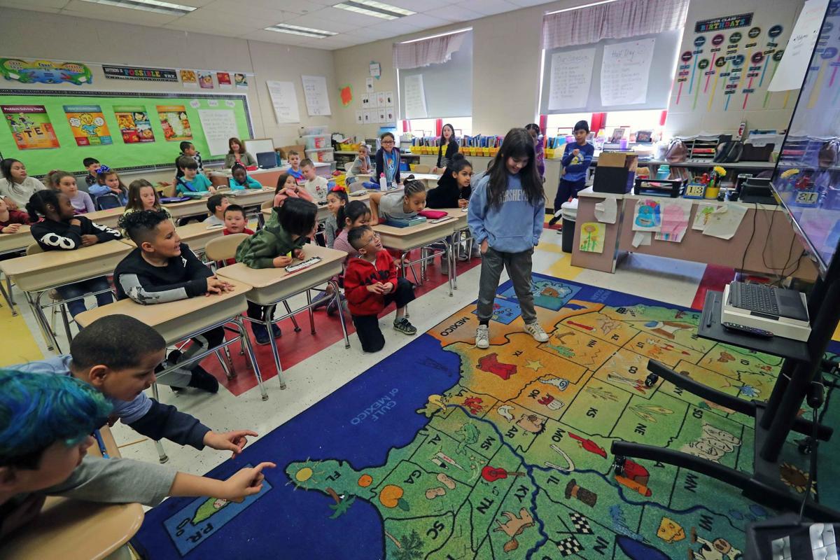 Meteorologist Joe Martucci visits George L. Hess Elementary School in ...