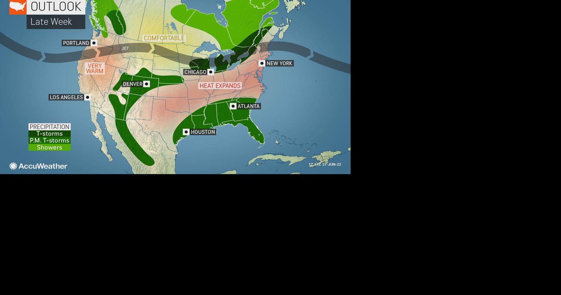 Weather: Sunshine continues, first heat wave of 2022 possible into 4th ...