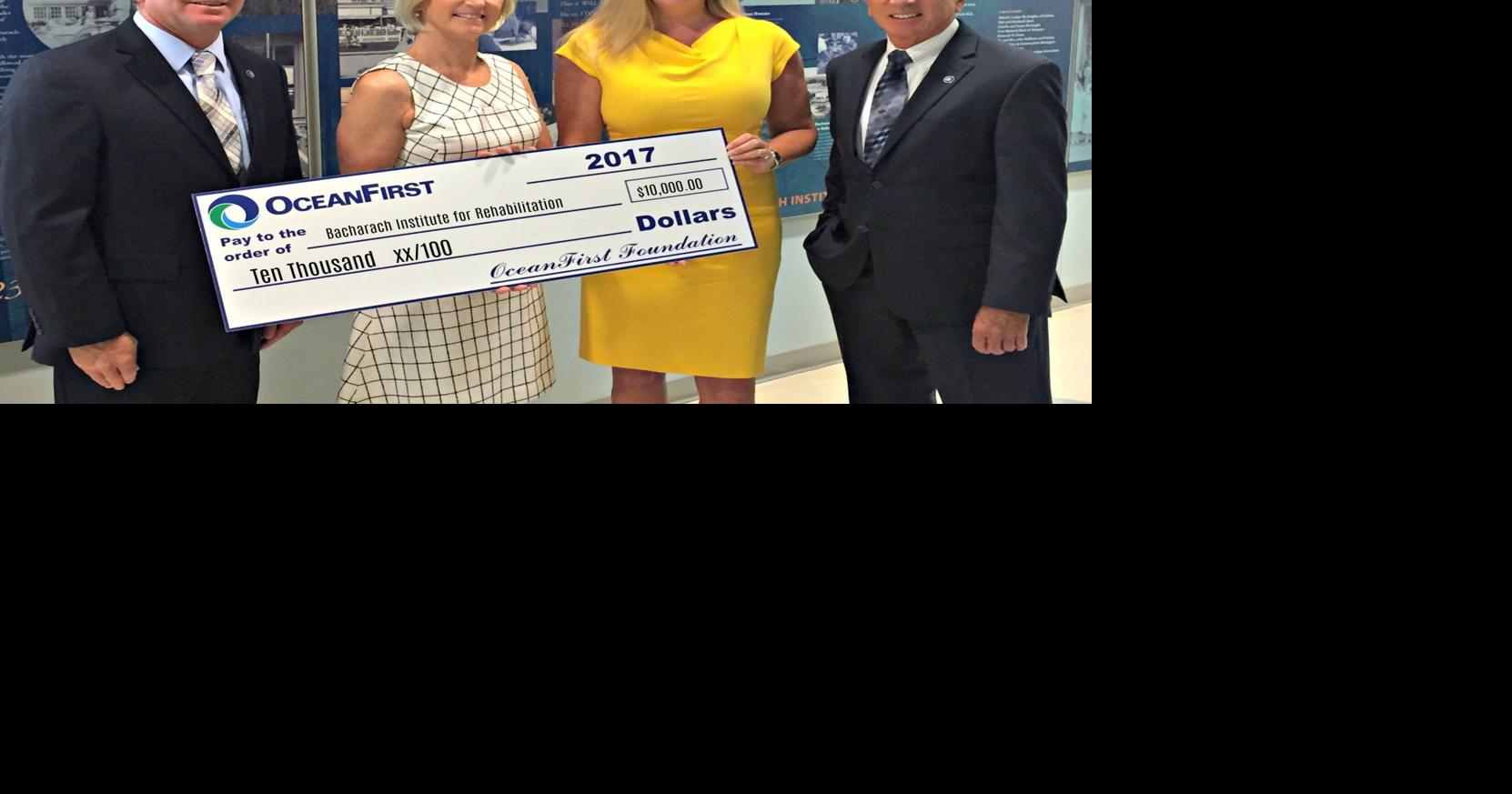 OceanFirst Foundation awards $10,000 grant to Bacharach Institute