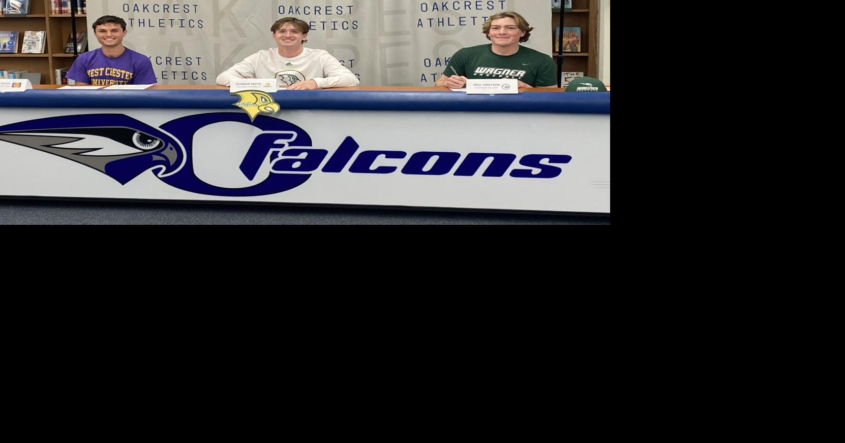 Three Oakcrest seniors sign national letters of intent