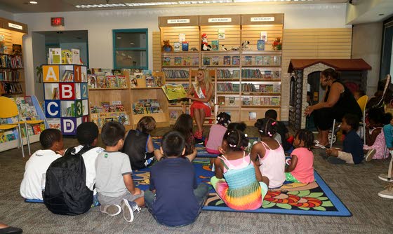 Children at Atlantic City library get visit from Miss New Jersey, who ...