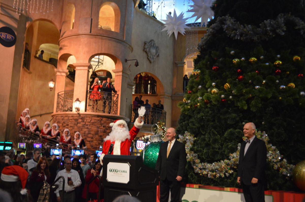 Tree lighting at Tropicana