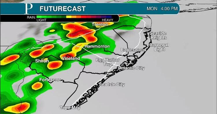 NJ Severe Weather Forecast for Monday June 26,
