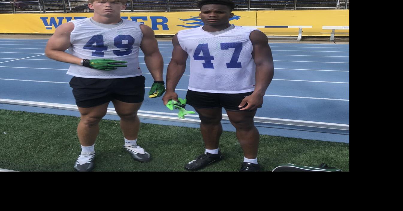 Mainland football players Hunter Watson, Jamie Tyson make college decisions