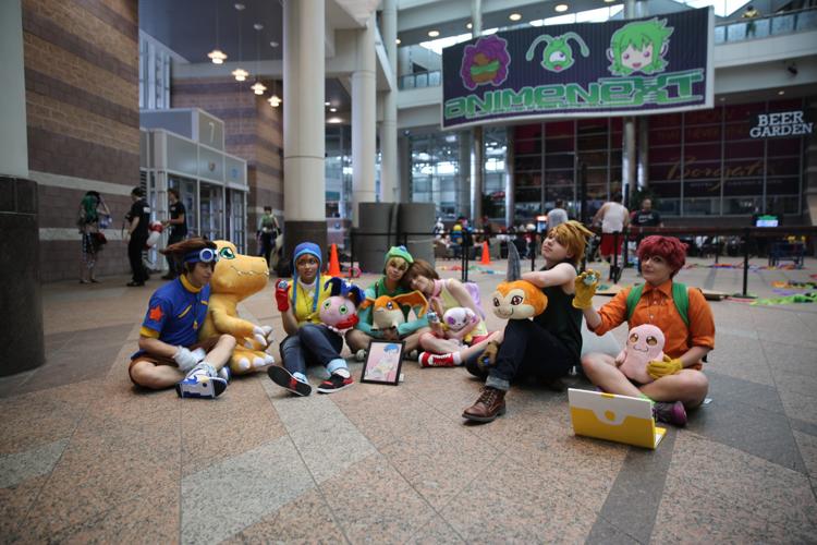 Characters convene at anime convention