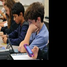 Schools incorporate portable devices in learning process