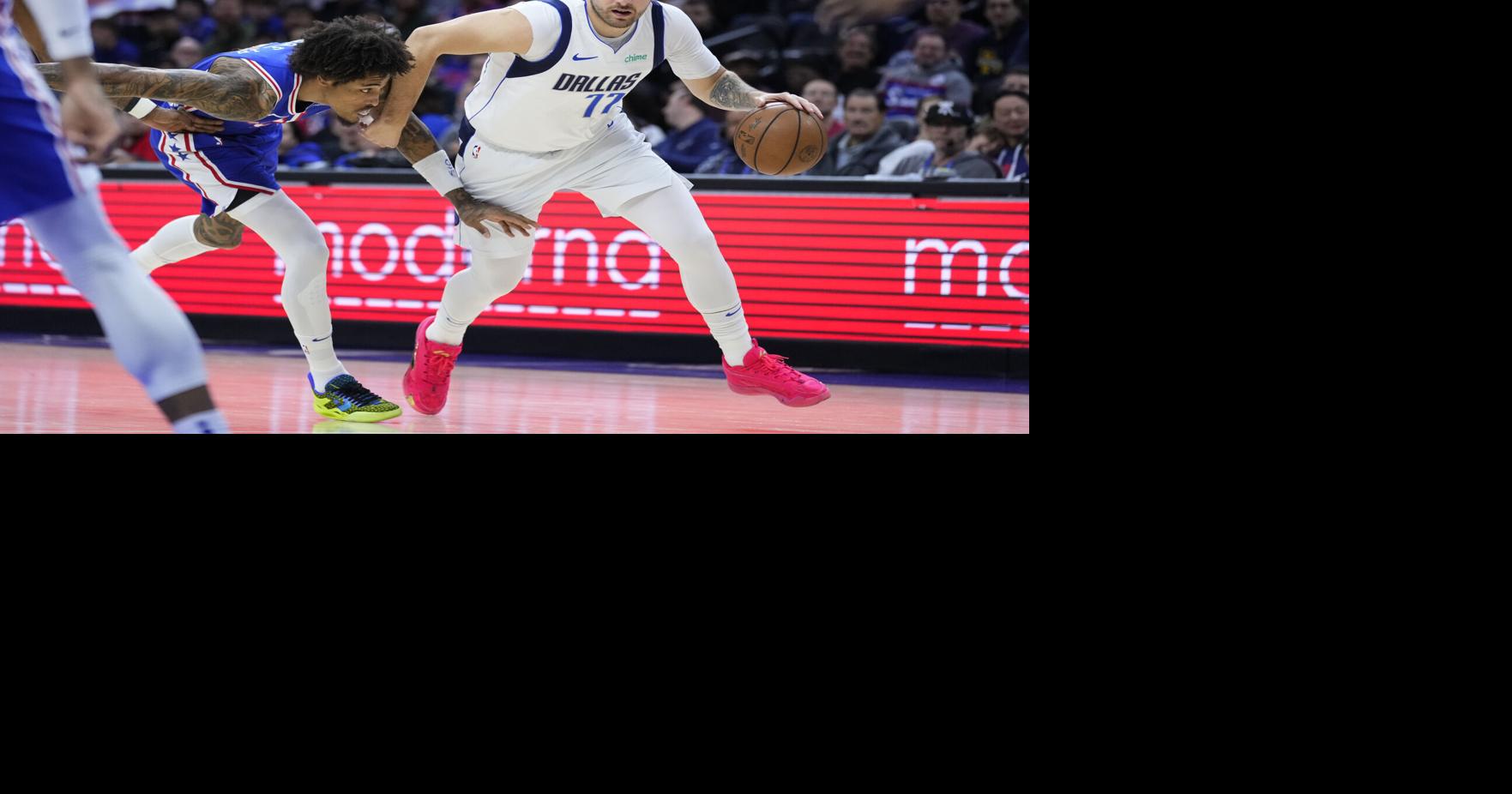 Without Embiid, 76ers no match for Mavericks' Doncic, Irving
