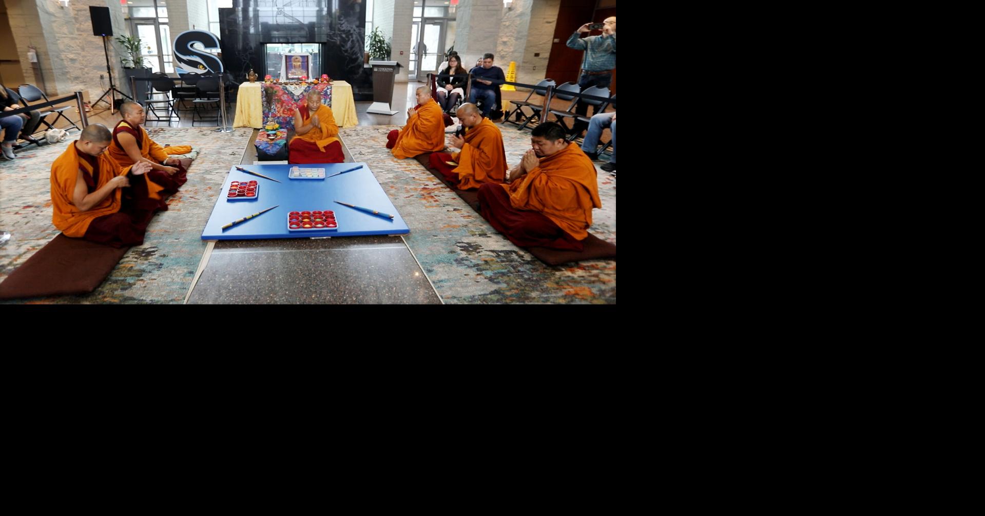 Tibetan monks visit Stockton University
