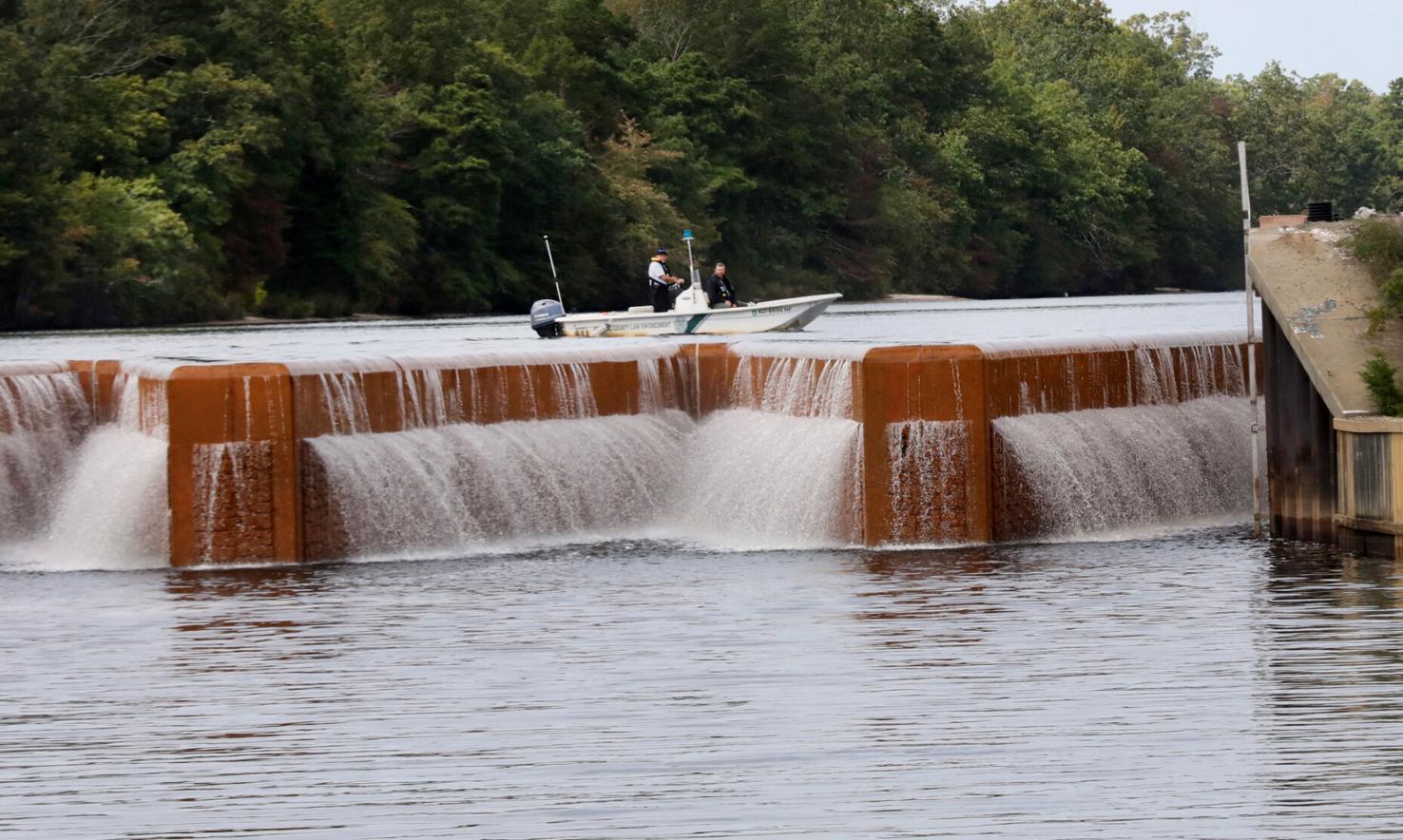 Officials praise rebuilt Lake Lenape Dam in Mays Landing