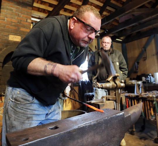 Students learn some hands-on history at Cold Spring blacksmith class
