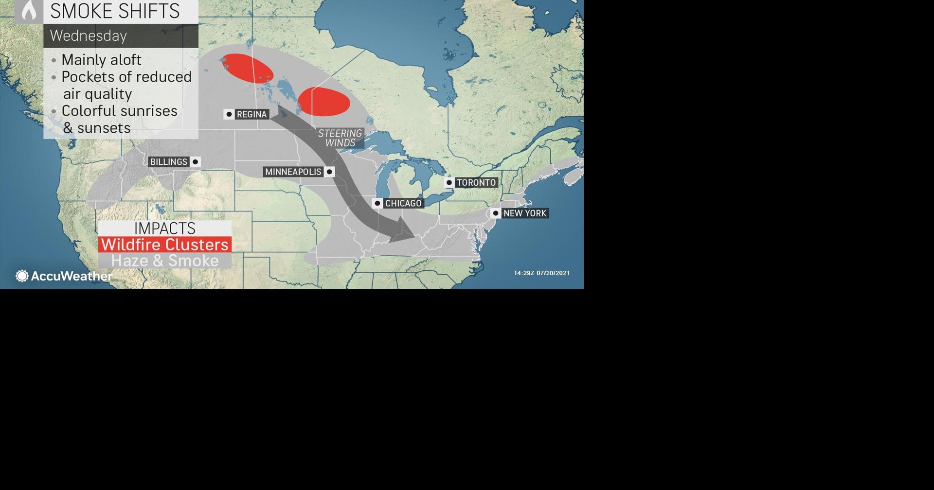 Weather: Line of thunderstorms moves through on another smoky day