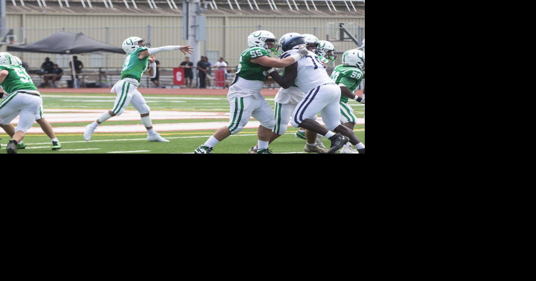 Who are the local high school football quarterback leaders?