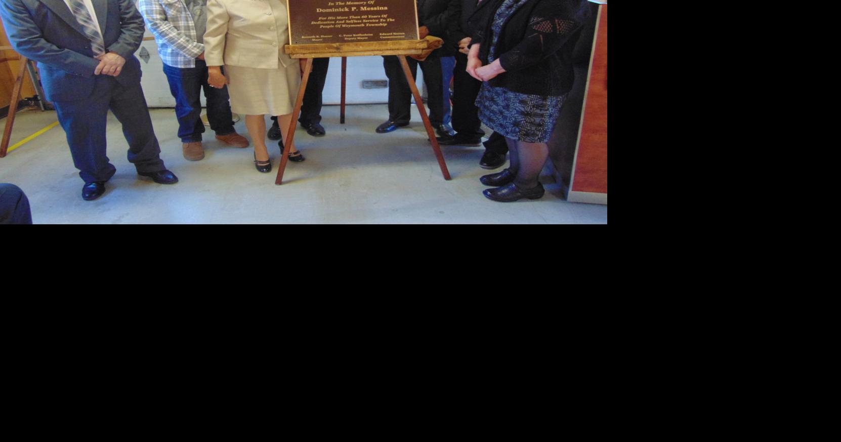 Weymouth Township honors Dominick P. Messina