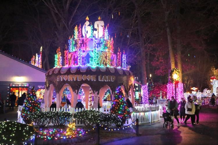 PHOTOS of Storybook Land lit up for Christmas