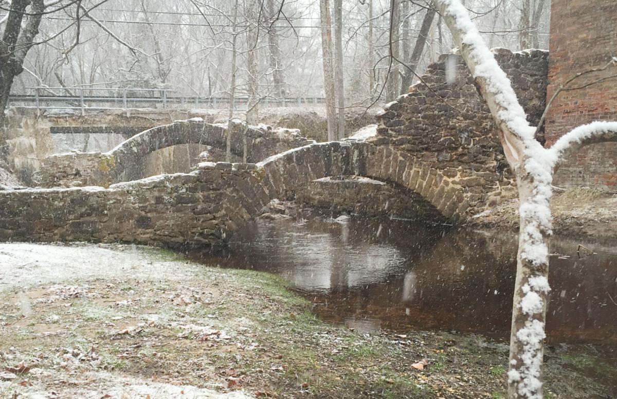 Welcome to spring. It's snowing.