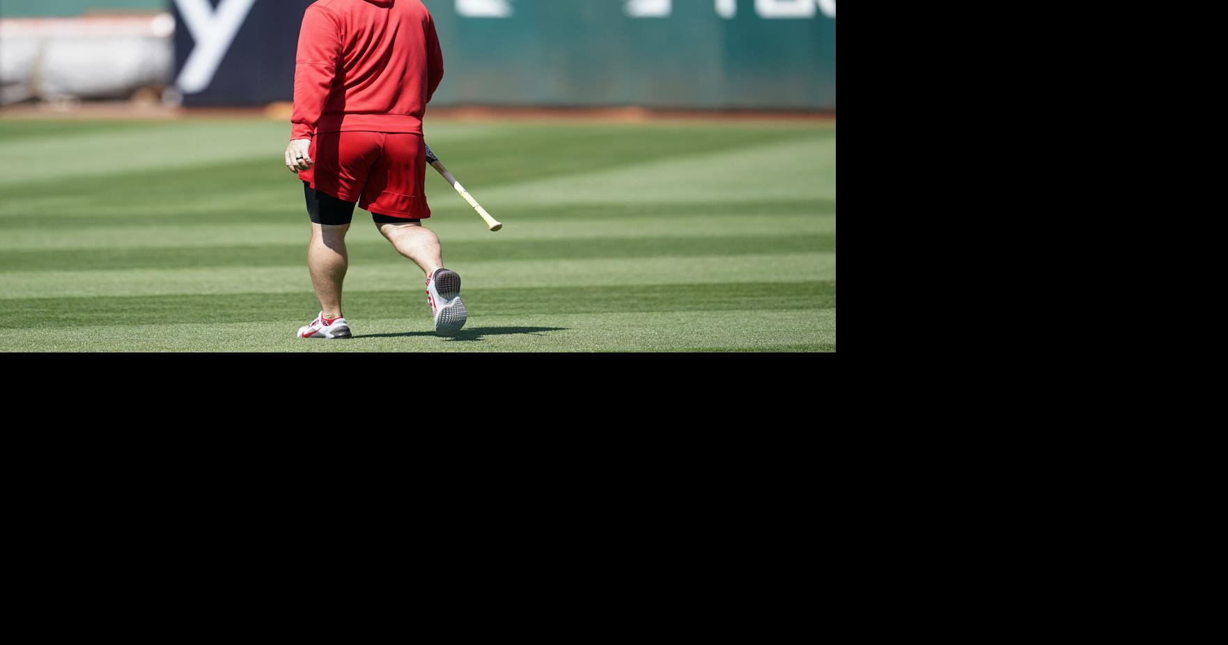 Mike Trout still 'feeling something' in calf, to see doctor Monday